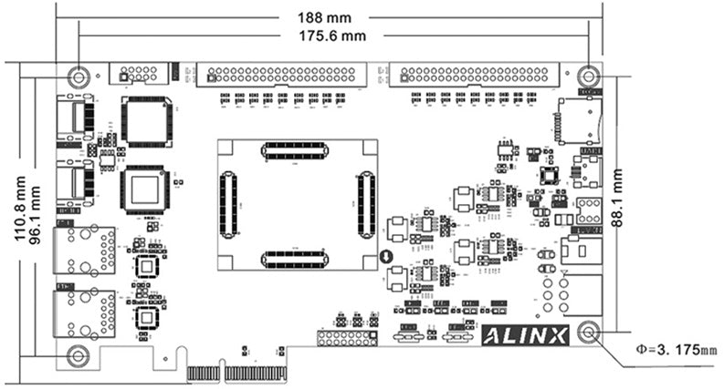 Alinx Ax7103 Xilinx Artix 7 Xc7a100t Fpga Development Board Coderobin Fpga