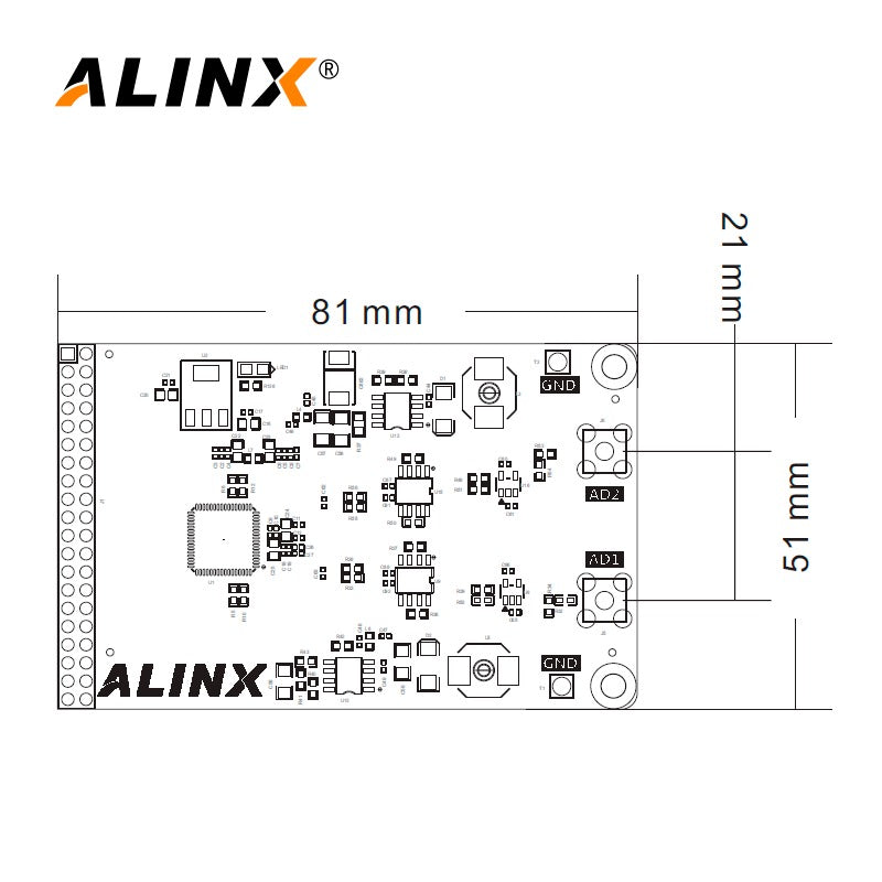 ALINX AN9238: Dual Channel 12-bits AD Module – CodeRobin IT